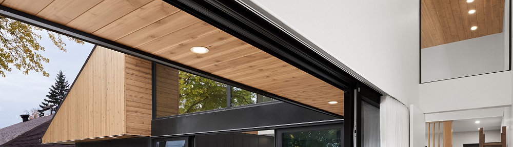 Soffite de bois ou imitation bois | DESIGN EXTÉRIEUR