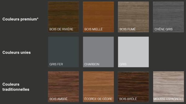 Royal Cedar Renditions - Revêtement d'aluminium | DESIGN EXTÉRIEUR