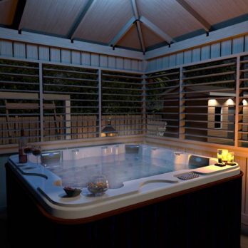 Système de store pour patio pour créer un mur intimité!